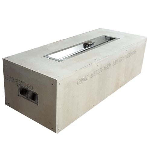 Rectangle Enclosure Trough Burner Insert - SOMD Hearth